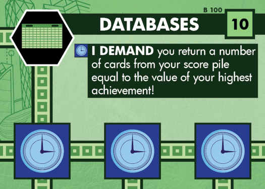 Does the card "database" really remove a total number of 9 cards from ...